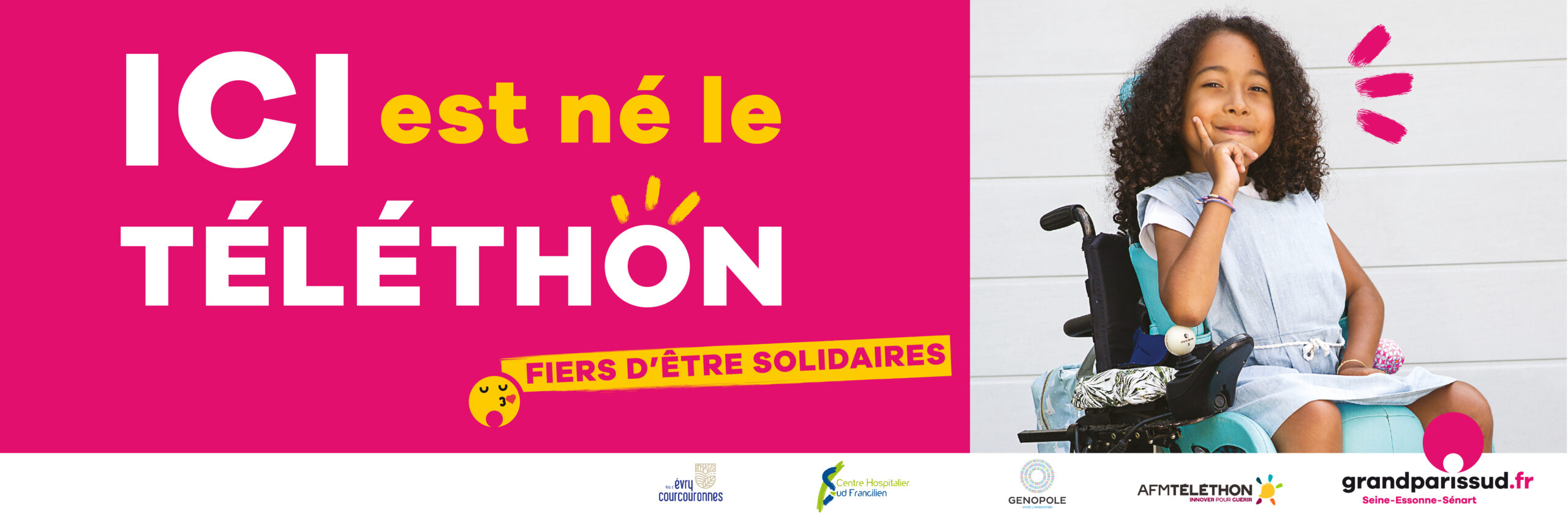 Au côté de l'AFM Téléthon, Fiers d'être solidaires