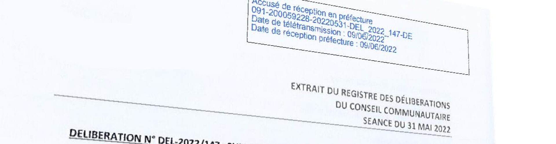 Délibérations et Décisions de Grand Paris Sud, actes administratifs