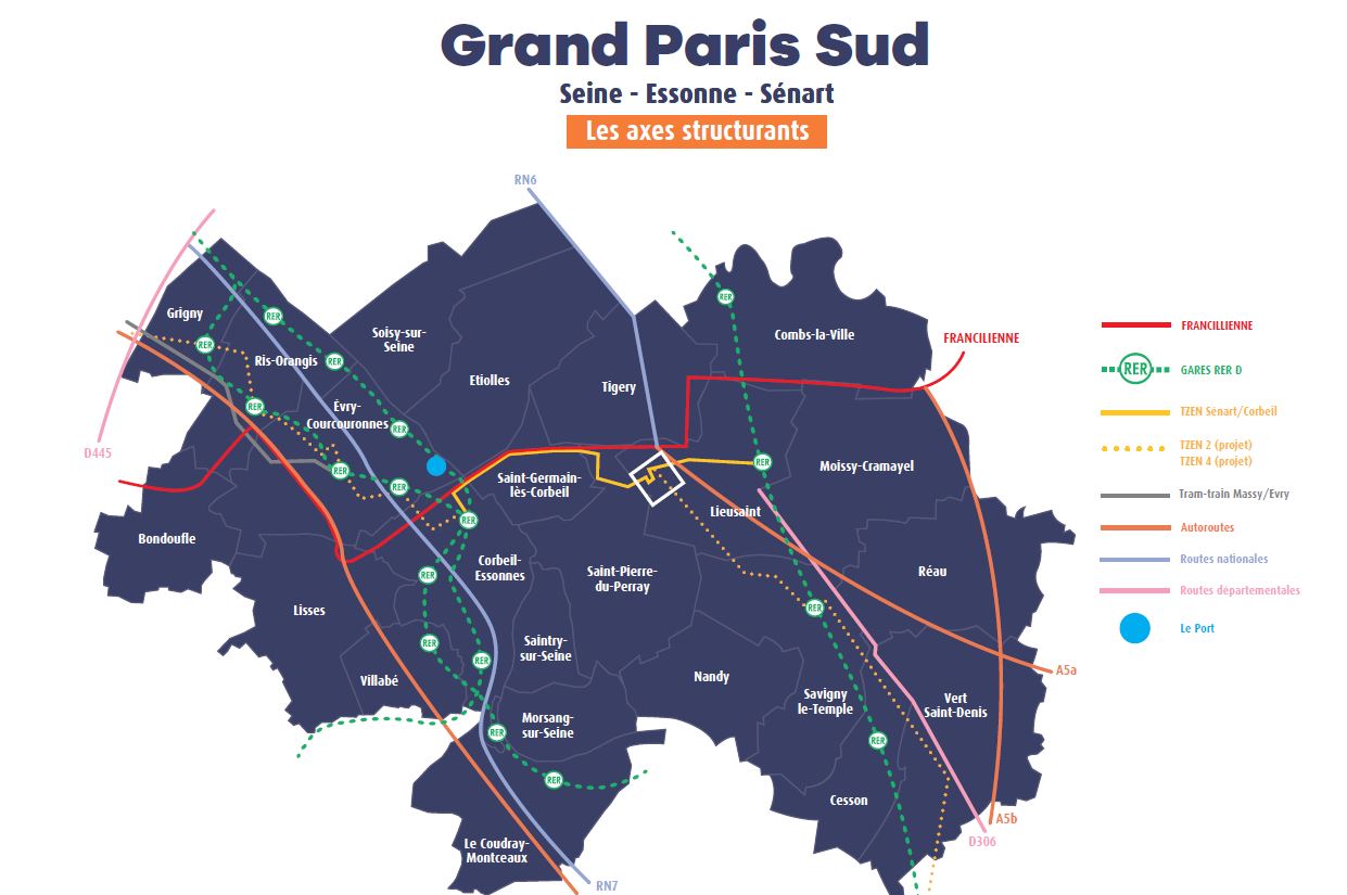 Se déplacer sur les campus | Grand Paris Sud