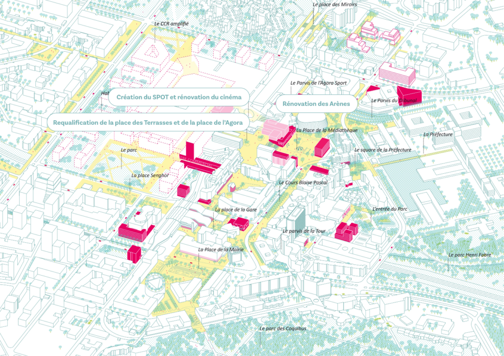 Évry-Courcouronnes - Centre urbain - Grand Paris Sud