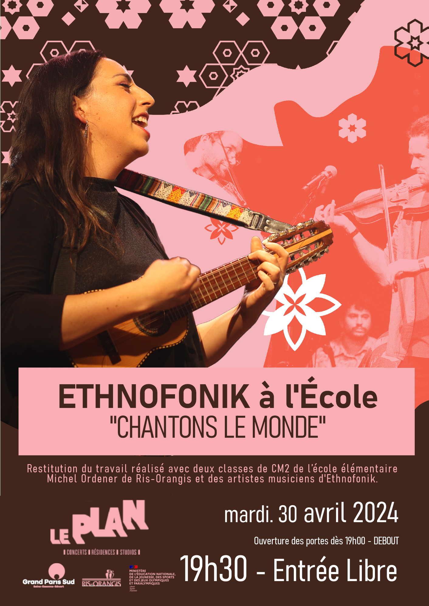 ETHNOFONIK À L’ÉCOLE : “Chantons le monde” | Grand Paris Sud
