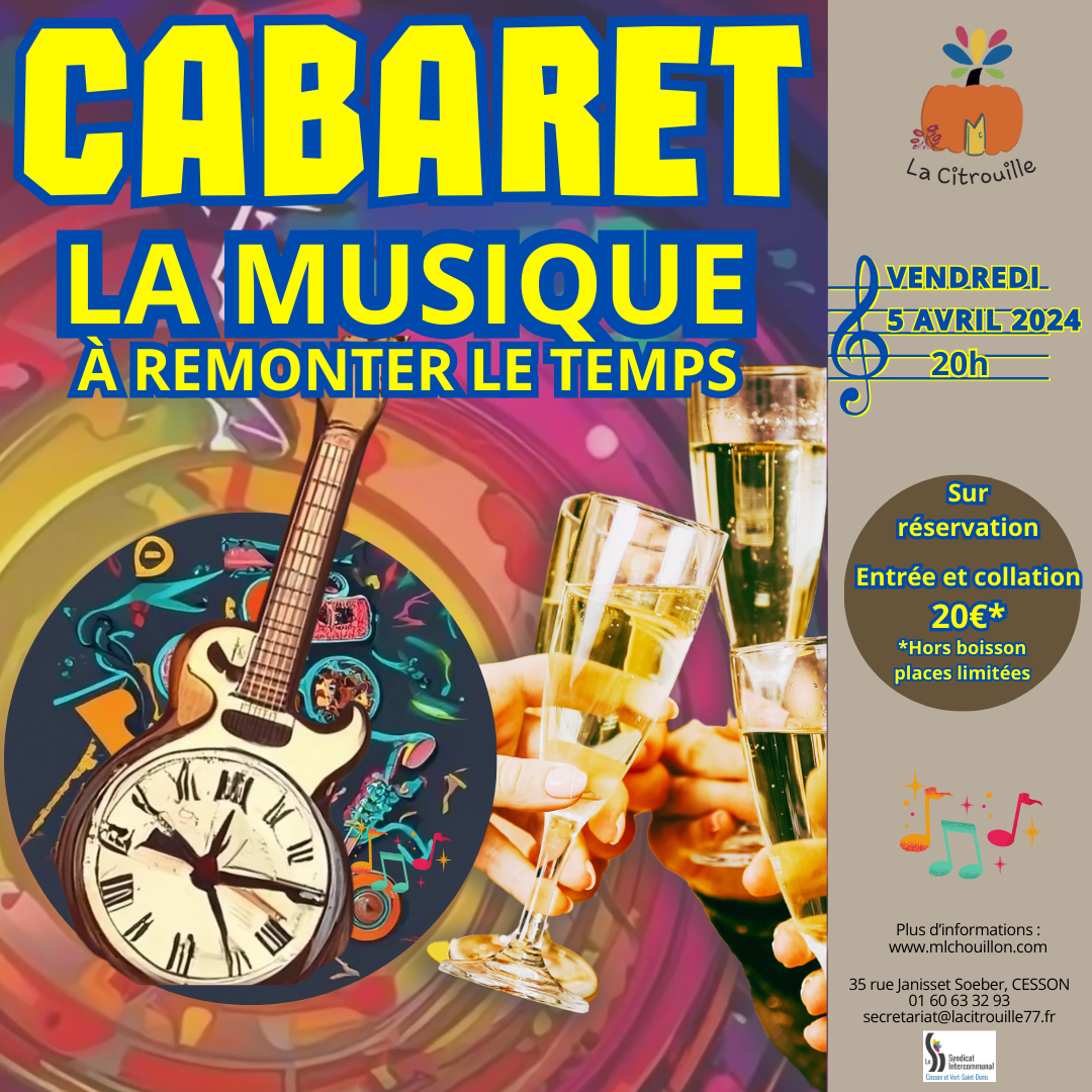 Cabaret “La musique à remonter le temps” | Grand Paris Sud