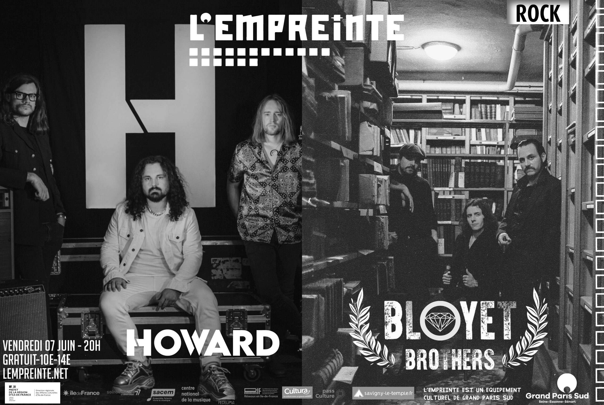 HOWARD + THE BLOYET BROTHERS - L'empreinte
