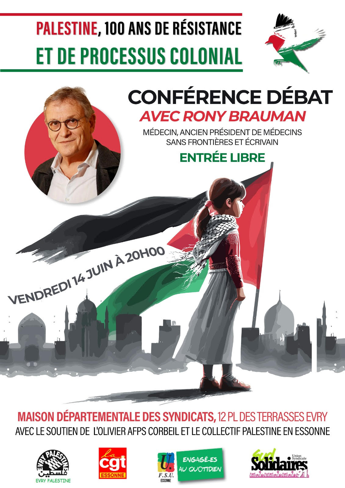 Conférence-débat avec Rony Brauman | Grand Paris Sud