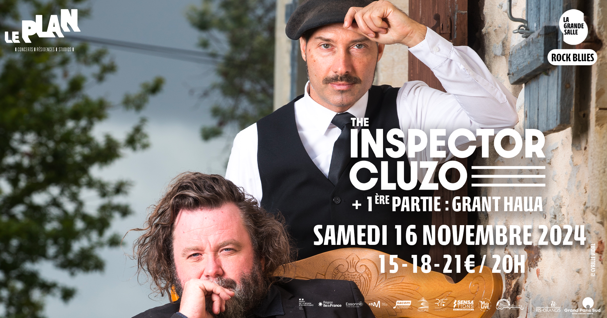 THE INSPECTOR CLUZO + 1ère partie : Grant Haua | Grand Paris Sud