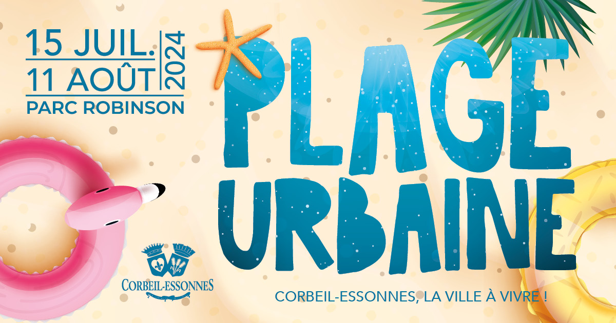 La plage urbaine de Corbeil-Essonnes, édition 2024 | Grand Paris Sud