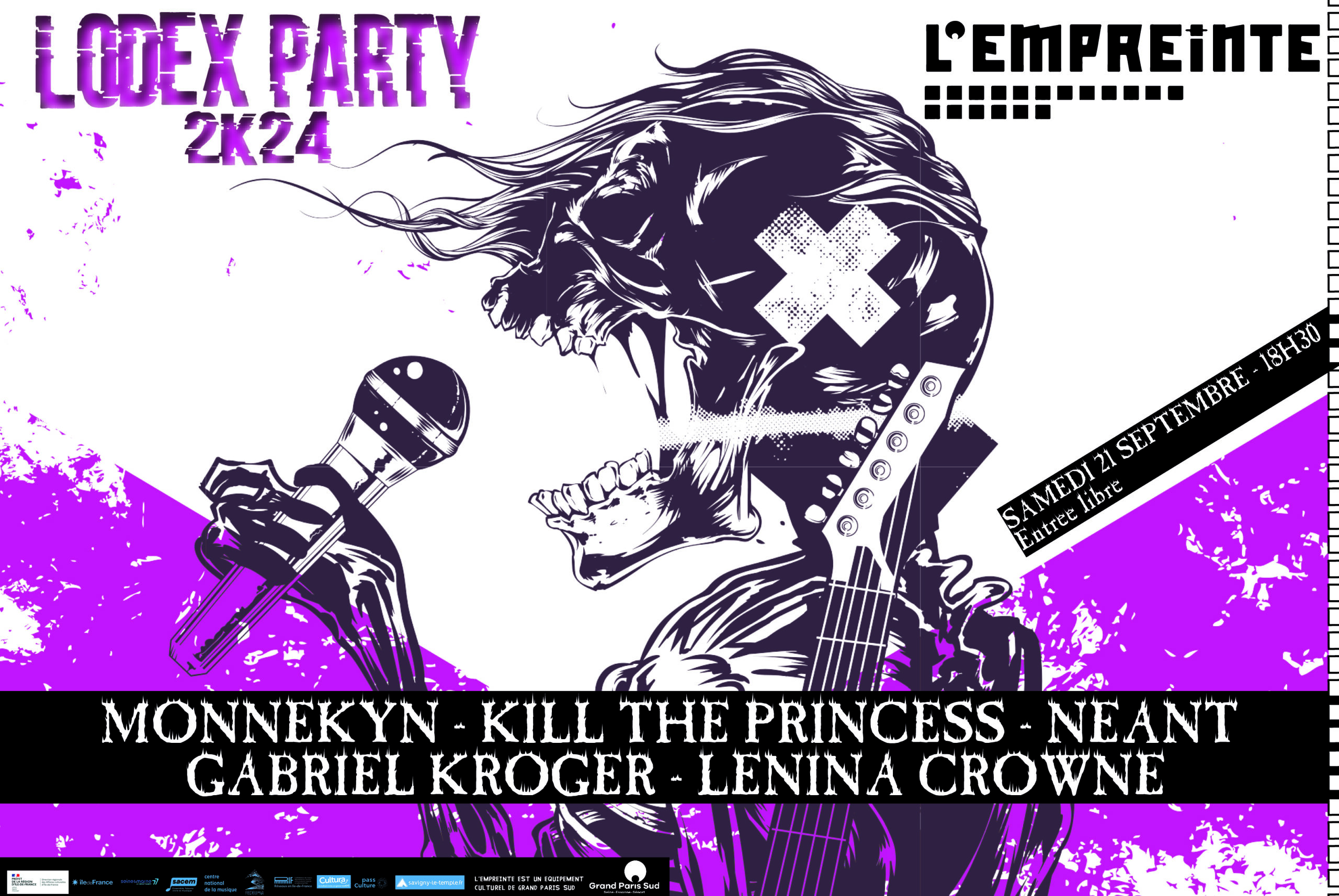 LODEX PARTY 2K24 : MONNEKYN + KILL THE PRINCESS + GABRIEL KROGER ...