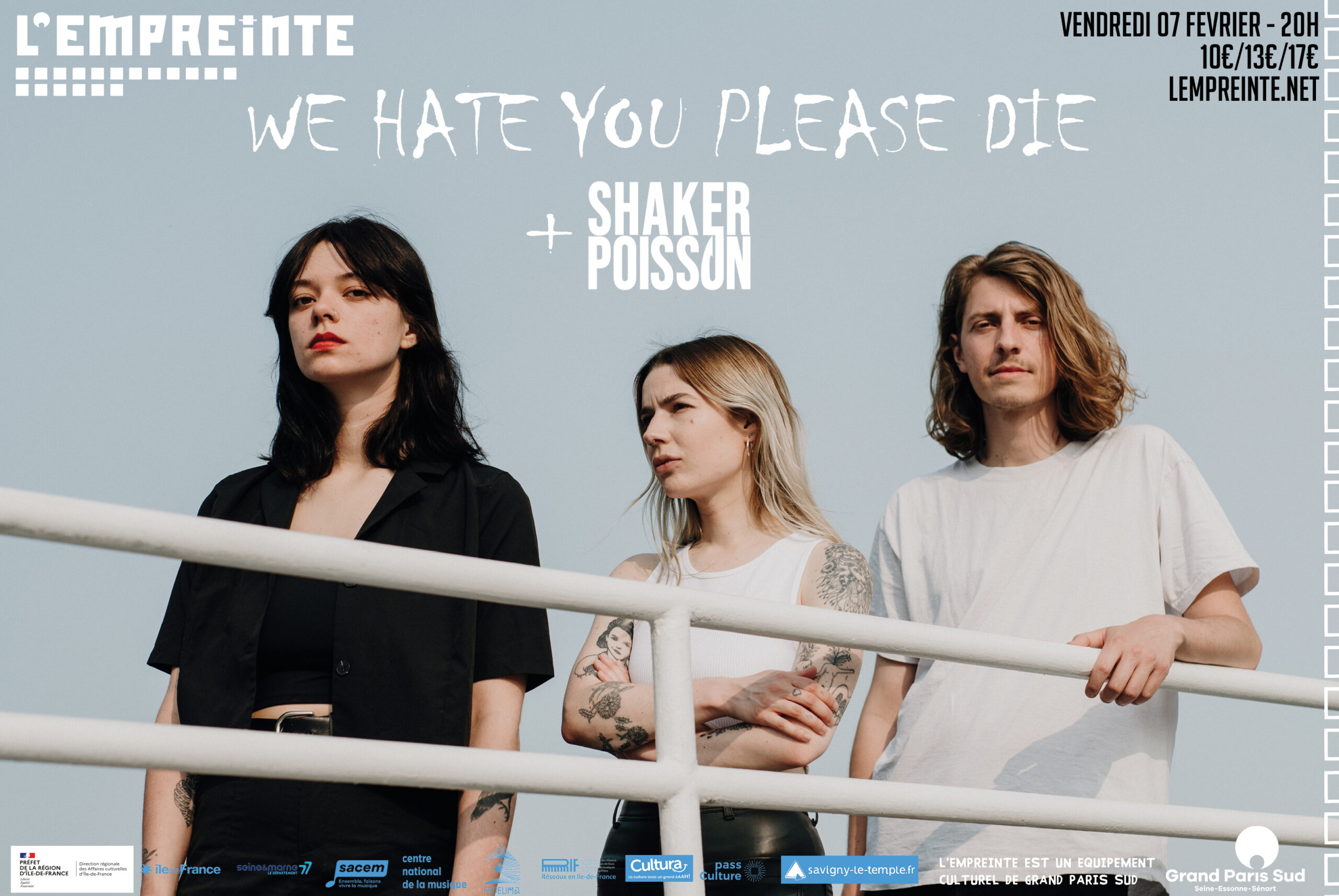 WE HATE YOU PLEASE DIE + SHAKER POISSON | Grand Paris Sud