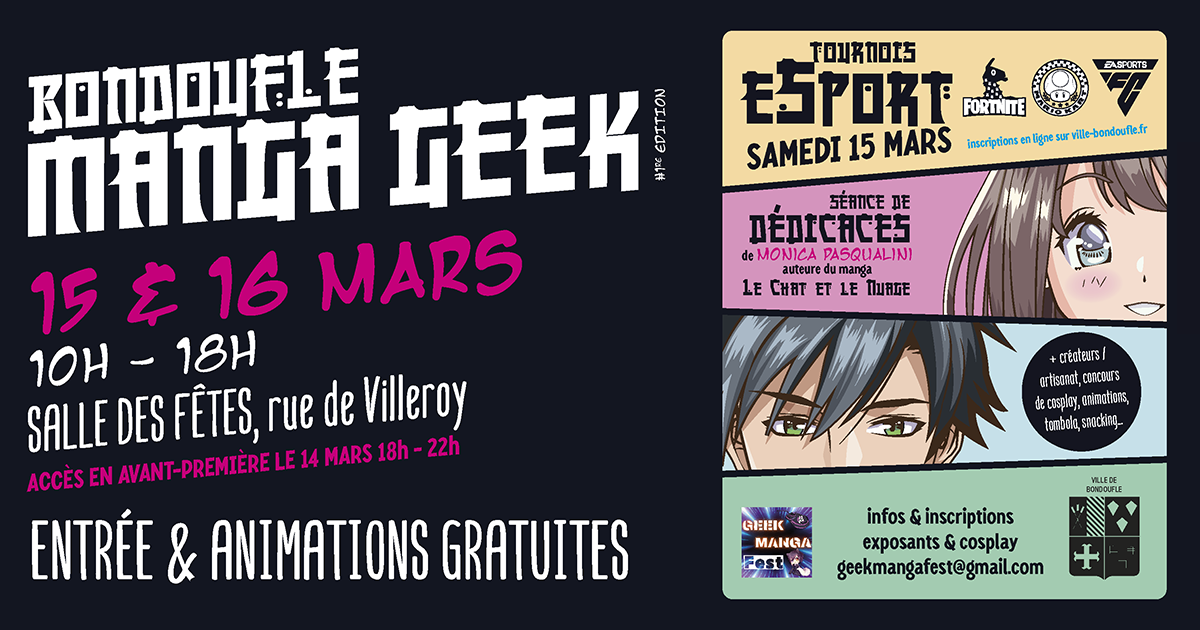 Bondoufle Manga Geek | Grand Paris Sud