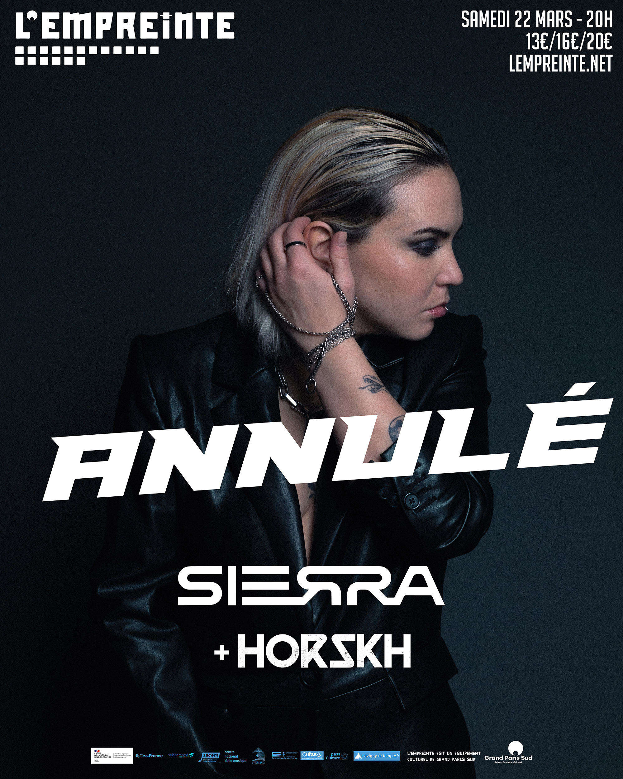 [ANNULÉ] SIERRA + HORSKH | Grand Paris Sud