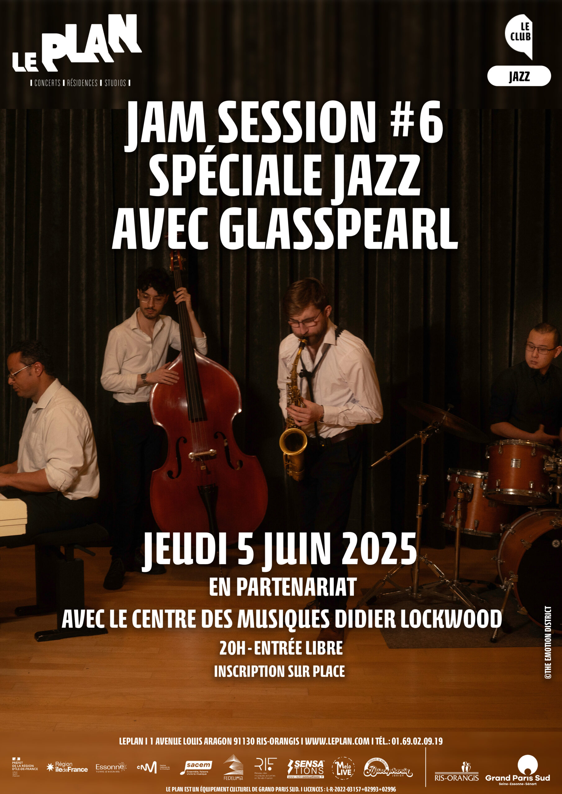 JAM SESSION #6 AVEC GLASSPEARL | Grand Paris Sud
